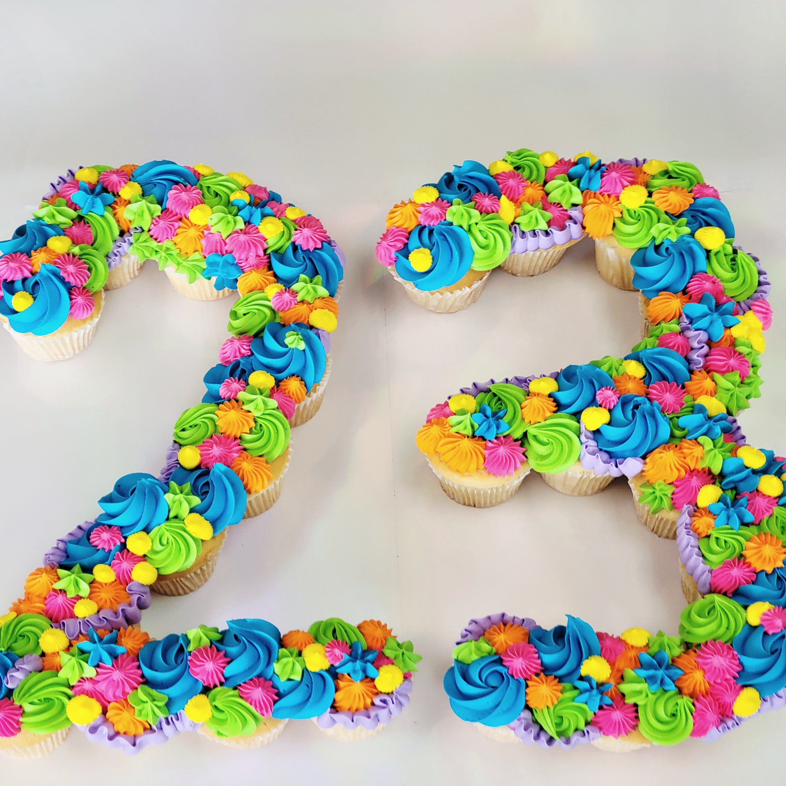 Double Digit pull-a-part Cupcakes (24ct) | Local Pickup at Dewey's Bakery